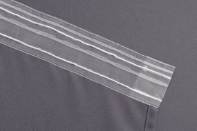Závěs OXFORD LIGHT 140x250 cm, světle šedý Zavěšení: Řasící páska