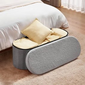 Oválný úložný taburet, Nosnost 299,371 kg VEVOR – 1100 × 380 × 380 mm