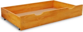 Úložný box pod postel 200 cm, olše