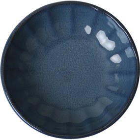 Sada 6 kameninových misek Laguna 12 cm, tmavě modrá