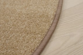 Vopi Nášlapy na schody Eton béžový půlkruh, samolepící - 28x65 půlkruh (rozměr včetně ohybu)