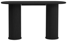 Černý konzolový stolek 40x130 cm Nola – Unique Furniture
