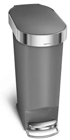 Simplehuman Koše - Odpadkový koš Slim 40 l, šedá CW1391