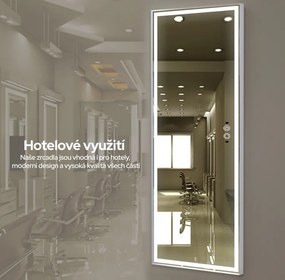 Bezdoteku Zrcadlo do šatny s LED osvětlením 145x45 cm LZ1