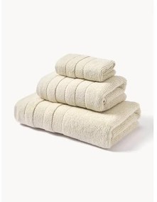 Sada ručníků s pruhovanými okraji Luxe, 3 díly