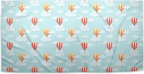 Sablio Ručník Horkovzdušné balony na nebi - 50x100 cm