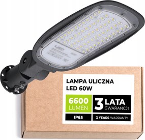 Pouliční Led svítidlo 60W IP65 Silniční lampa 4000K