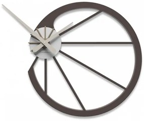 Designové hodiny 10-118 CalleaDesign Snail 45cm (více barevných variant) Barva čokoládová-69 - RAL8017