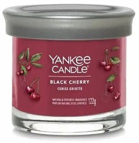 Yankee Candle vonná svíčka Signature Tumbler ve skle malá Black Cherry, 122 g