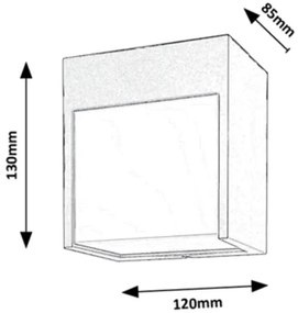 Rabalux 7476 - LED Venkovní nástěnné svítidlo BALIMO LED/12W/230V černá IP54