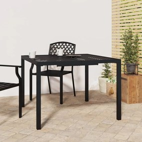 Zahradní stolek antracitový 100 x 100 x 72 cm ocel - Default Title