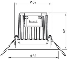 Philips - SADA 3x LED Stmívatelné koupelnové svítidlo ABROSA LED/9W/230V IP44