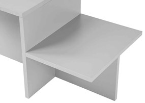 Designový konferenční stolek Olivette 80 cm šedý
