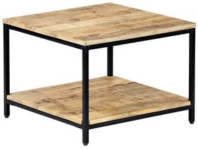Konferenční stolek 60 x 60 x 45 cm masivní mangovníkové dřevo - Default Title