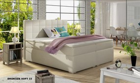 Boxspring ADENA 180/200 (ekokůže Soft 33)