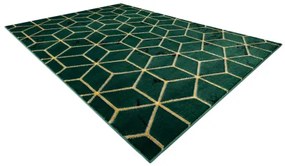 koberec EMERALD výhradní 1014 glamour, stylový krychle lahvově zel velikost 160x220 cm | krásné koberce cz