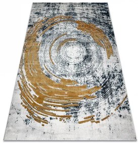 koberec EMERALD výhradní 1024 glamour, stylový abstrakce modrý / zlato velikost 140x190 cm | krásné koberce cz