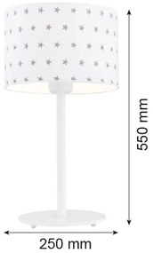 Argon 4125 - Stolní lampa MAGIC 1xE27/15W/230V bílá
