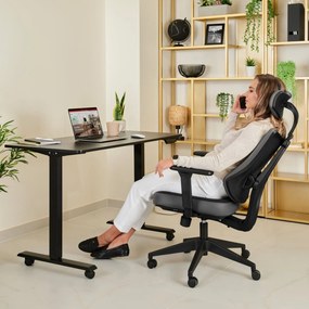 Ergonomické křeslo Loano – Černé