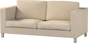 Potah na pohovku IKEA  Karlanda rozkládací, krátký barva béžová látka pletený vzor