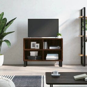 TV skříňka hnědý dub 69,5 x 30 x 50 cm kompozitní dřevo