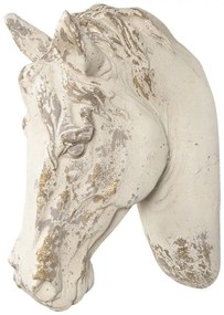 Nástěnná dekorace hlava koně – 32x16x45 cm