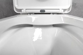 Bruckner Bruckner, DARIO RIMLESS WC kombi mísa s nádržkou, spodní/zadní odpad, bílá, 201.437.4