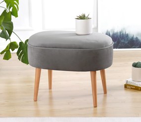 Atelier del Sofa Taburet Moile - Grey, Šedá