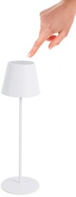 BIZZOTTO Zahradní stojací LED lampa ETNA 38 cm bílá