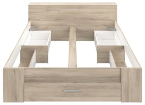 IDEA Multifunkční postel 160x200 POCKET dub
