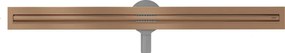 Mexen Flat 360° Slim sprchový žlab 100 cm, měděná matná, 1C41100
