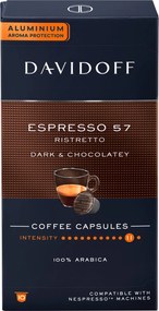 Tchibo - Davidoff Café Espresso 57 Ristretto – 10 kapslí - Intenzita: 11/12