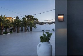LA 1002953 FLATT Outdoor, nástěnné LED svítidlo, 3000K, IP65, antracitové/hnědé - BIG WHITE (SLV)