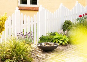 House Nordic Zahradní mísa na vodu FLEURISTE Ø60cm tmavě šedá 9001571