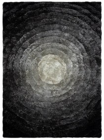 Hans Home | Kusový koberec Flim 008-B2 Circles grey - 160x220