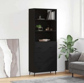 vidaXL Skříň highboard 69,5 x 34 x 180 cm kompozitní dřevo [3189404] Barva: kouřový dub