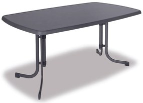 Zahradní stůl SKIF — kov, šedá, 150×90×73