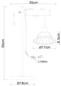 GLOBO JOWITA 54050-1T Stolní lampa