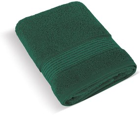 BROTEX Froté ručník 50x100cm proužek 450g tmavě zelená