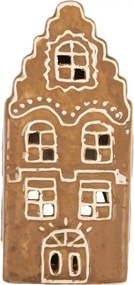 Perníková chaloupka na čajovou svíčku Gingerbread Cott - 8*7*16 cm
