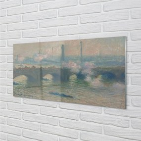 Obraz na skle Art maloval krajiny 140x70 cm