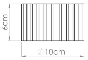 Sollux  SL.1797 - Bodové svítidlo AURA 1xGX53/10W/230V 6 cm zelená