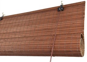 Vingo Zatemňovací bambusová roleta hnědá -2. jakost Šířka rolety: 120 cm, Rozvin rolety: 200 cm