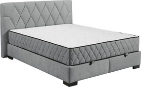 XXXLutz AMERICKÁ POSTEL, 160/200 cm, antracitová MID.YOU - Postele s úložným prostorem - 002220053809