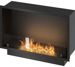 InFire - Vestavěný BIO krb 49,4x84,4 cm 3,5kW černá