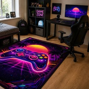 Protiskluzový herní koberec Retro Pad