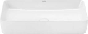 UPTrend Obdélníkové keramické umyvadlo na desku ATHENA MATT WHITE TR41206‑U20, bílá mat