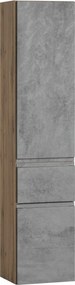 XXXLutz VYSOKÁ SKŘÍŇ, dub wotan, 40/180/35 cm Held - Online Only koupelnové skříňky - 000307016841