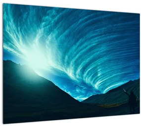 Obraz - Vlna z mraků (70x50 cm)