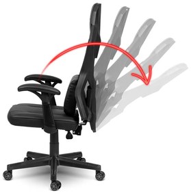 Global Income s.c. Herní židle Shiro - černá/bílá